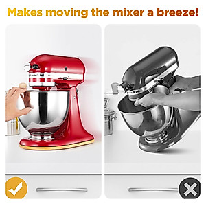 Mixer Mat Slider for KitchenAid 4.5-5 Qt Tilt Head Stand Mixer - Bamboo Kitchen Appliance Sliding Tray Mixer Mover Slider Board Compatible with Kitchen aid 4.5-5 Qt Stand Mixer, KitchenAid Artisan