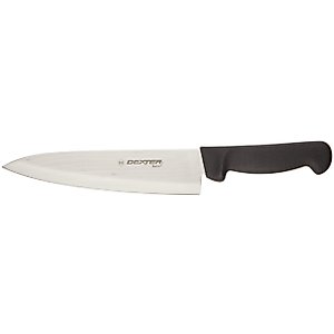 Dexter-Russell Basics P94801B 8" Cook's Knife with Black Polypropylene Handle