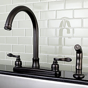 Kingston Brass FB7795NFLSP Nuwave French 8-inch Centerset Kitchen Faucet, Oil Rubbed Bronze