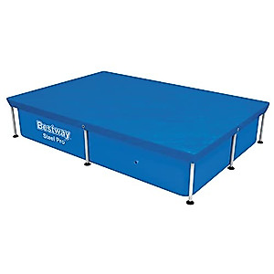Bestway Flowclear Swimming Pool Cover for Rectangular Steel Pro Pools, Multiple Sizes
