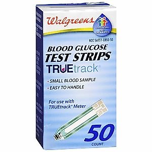 Walgreens Blood Glucose Test Strips, 50 ea