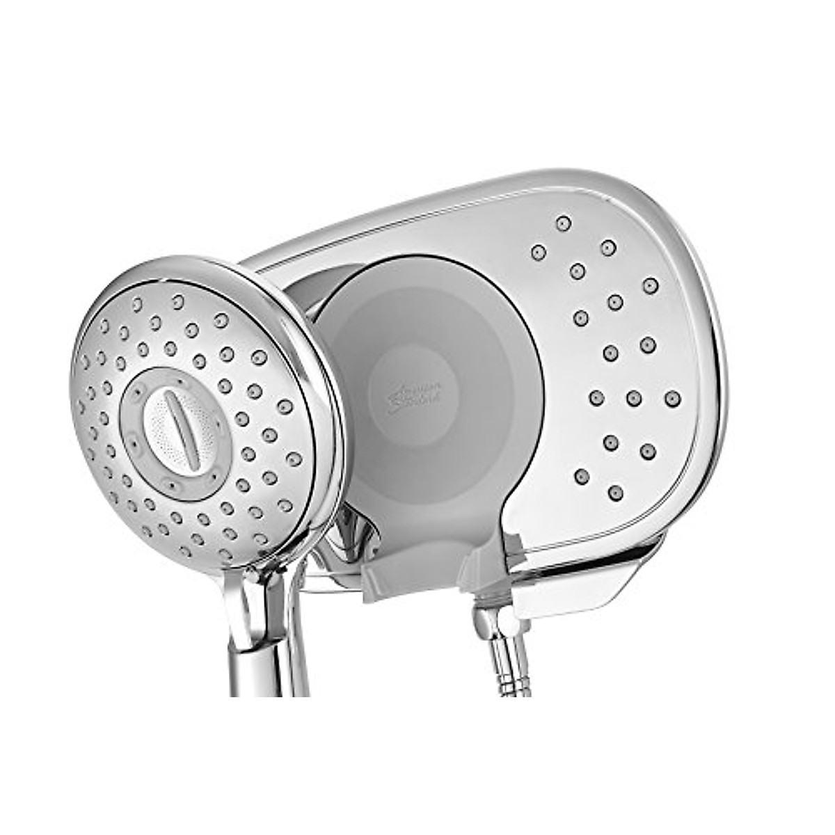 American Standard 9038254.002 Spectra Plus Duo 4-Function 2-in-1 Handheld and Fixed Shower Head 1.8 GPM, Polished Chrome