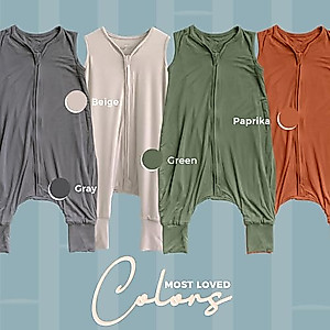 Nyte Nyte Baby - 0.5-TOG Green, 6 to 12 Months Sleeveless Sleep Sack, Imported Baby & Toddler Sleeping Sack, Breathable Sleep Sack, Adjustable Feet Cuffs & Anti-Slip Grip