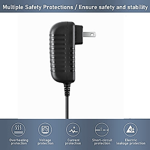 Digipartspower AC Adapter Charger Power Cord for SEGA Genesis Flashback 2018 AtGames Console 85 Classic Games Wireless Controller