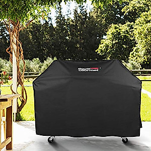 Royal Gourmet CR6412 64" Grill Cover, Durable Oxford Polyester Outdoor BBQ Cover, Water Resistant, Weather Protection, Black