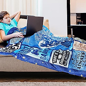 Grandson Gifts from Grandma Grandpa, Blanket for Grandson, Gifts for Grandson, Grandson Birthday Gifts, Best Grandson Ever Gift Throw Blanket 60"x50" Grandson Gift Ideas for Christmas Graduation