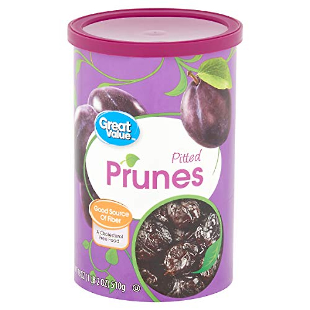 18 Oz Great Value Pitted Dried Prunes (Pack of 2)