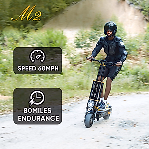 MORADVEN Adult Electric Scooter, 11-inch 6000W high Power Dual Drive Sports Scooter with seat, 7-inch LCD Display 60V40AH Range 80 Miles, Maximum Speed 60MPH, Off-Road Tires Electric Scooter.