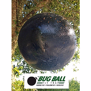 Bug Ball Replacement Ball, 2 Pack- Odorless Eco-Friendly Biting Fly and Insect Killer with NO Pesticides or Electricity Needed, Kid and Pet Safe