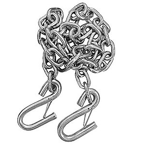 MarineNow Trailer Safety Chain - Hot Dipped Galvanized - 1/4 inch x 42 inch Choose Quantity (1-Pack)