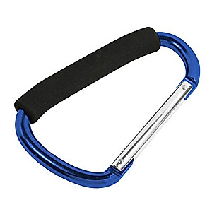 SE Assorted Color Jumbo Aluminum Carabiners (12 PC.) - 1297A-12