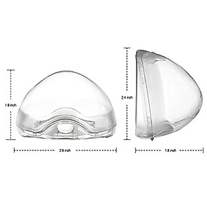 Accmor Pacifier Case, Pacifier Holder Case, Pacifier Container for Travel, BPA Free, Transparent, 2 Pack