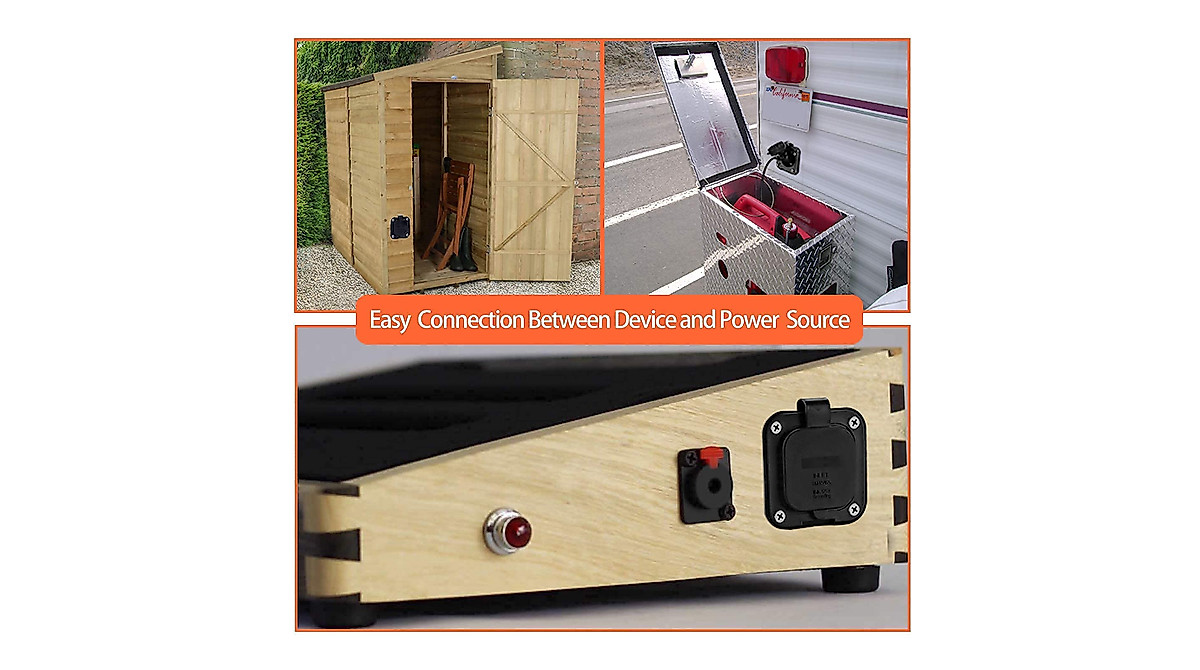 WELLUCK 30 Amp Generator Power Inlet Box - Durable & Safe