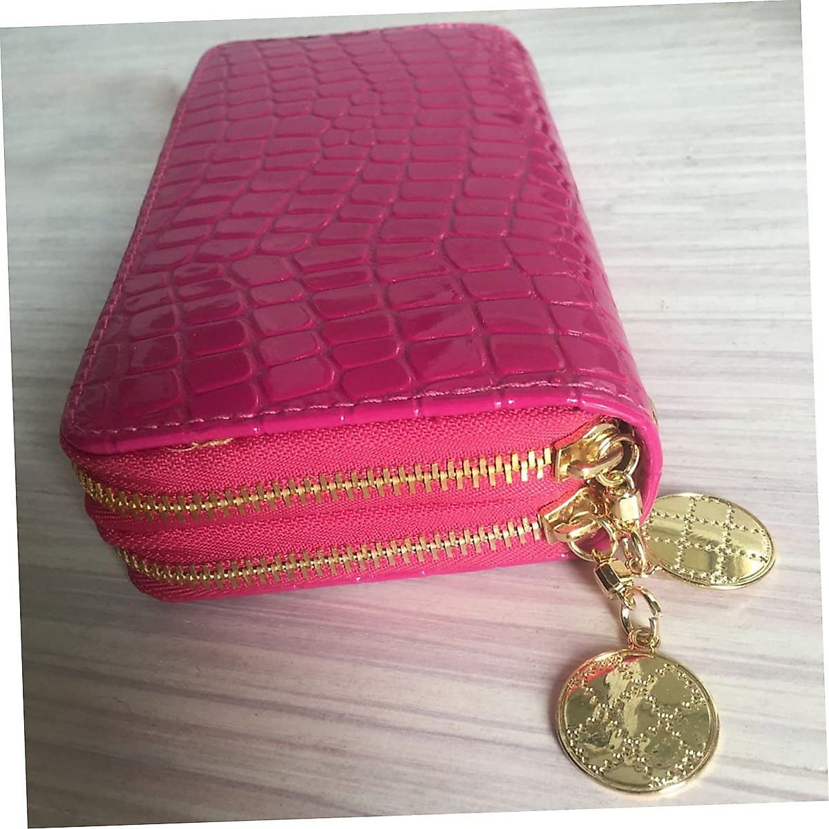 VALICLUD Small Wallet for Women Wallets for Women Mens Wallet Women Wallet Travel Essentials Women Purse Leather Wallets Crossbody Wallet Purse Long Purse Women's Clutch Strap Double Zipper