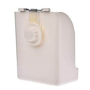 DishyKooker 1pcs White Hay Feeder Hay Rack Rabbit Grass and Food Double Use Rabbit Feeder Hay Food Bin Feeder Non-Toxic BPA Free Ideal Hay Feeder for Guinea Pigs, Chinchillas and Hamsters