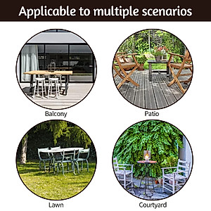 PORWEY 3 Piece Patio Bar Set, Outdoor Rattan Wicker Bar Height Table and Chairs Set, High Top Bistro Set with Pub Table and 2 Cushioned Stools, Outdoor Furniture Set for Backyard Poolside Porch, Beige