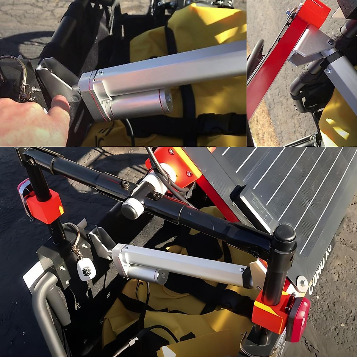 Homend DC12V 26inch Stroke Linear Actuator with Mounting Bracket 900N(225lbs) Maximum Lift 10mm/s for Recliner TV Table Lift Massage Bed Electric Sofa Linear Actuator