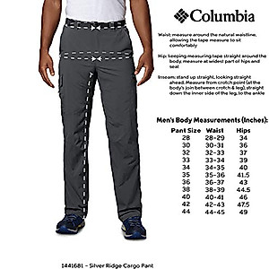 Columbia Men's Silver Ridge Cargo Pant, Delta, 36W x 32L