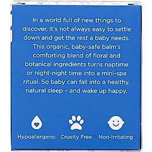 Hyland's Naturals Baby Organic Calming Balm, Soothe & Relax, With Organic Lavender, Eucalyptus, & Bergamot Fruit Oil, Safe & Gentle, Dermatologist Tested, 1.76 oz.