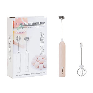 Home Electric Mixer Milk Beater Double-Head Coffee Frother Foamer Machine Stainless Steel For Kitchen Food Processor Small Electric Whisk Mixer Mini Hand-held For Coffee Shakes Stirring Stainless Tool