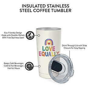 17 oz. Love Equally Coffee Tumbler Custom