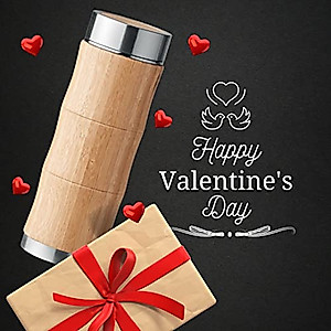 Bamboo Tea Tumbler with Infuser - Enjoy Fresh and Flavorful Tea Anywhere