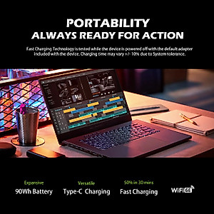 ASUS ROG Zephyrus 15.6 Gaming Laptop, 15.6" WQHD(2560 x 1440) 165Hz Display, NVIDIA GeForce RTX 3060, AMD Ryzen 9 6900HS, 16GB DDR5, 1TB SSD, Backlit Keyboard, Windows 11, Eclipse Gray