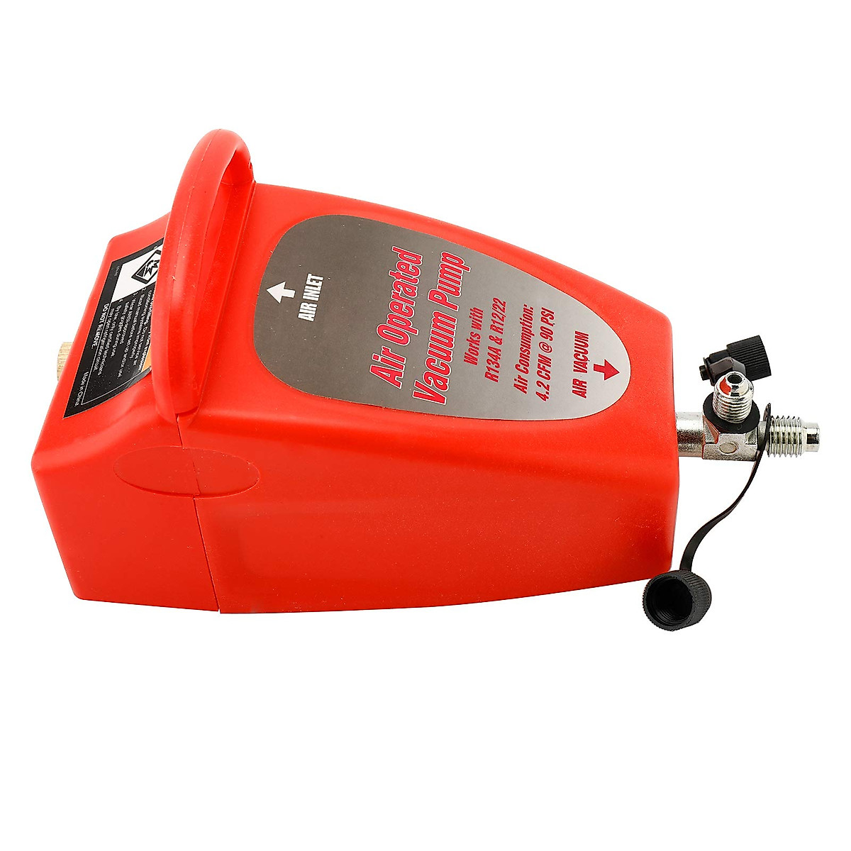 LuckyHigh 1/4''NPT A/C Air Conditioning System Tool 4.2CFM Pneumatic Air Operated Vacuum Pump Conditioner