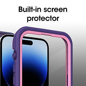 OtterBox FRĒ Series Waterproof Case with MagSafe (Designed by LifeProof) for iPhone 14 Pro (ONLY) - Valor (Purple)