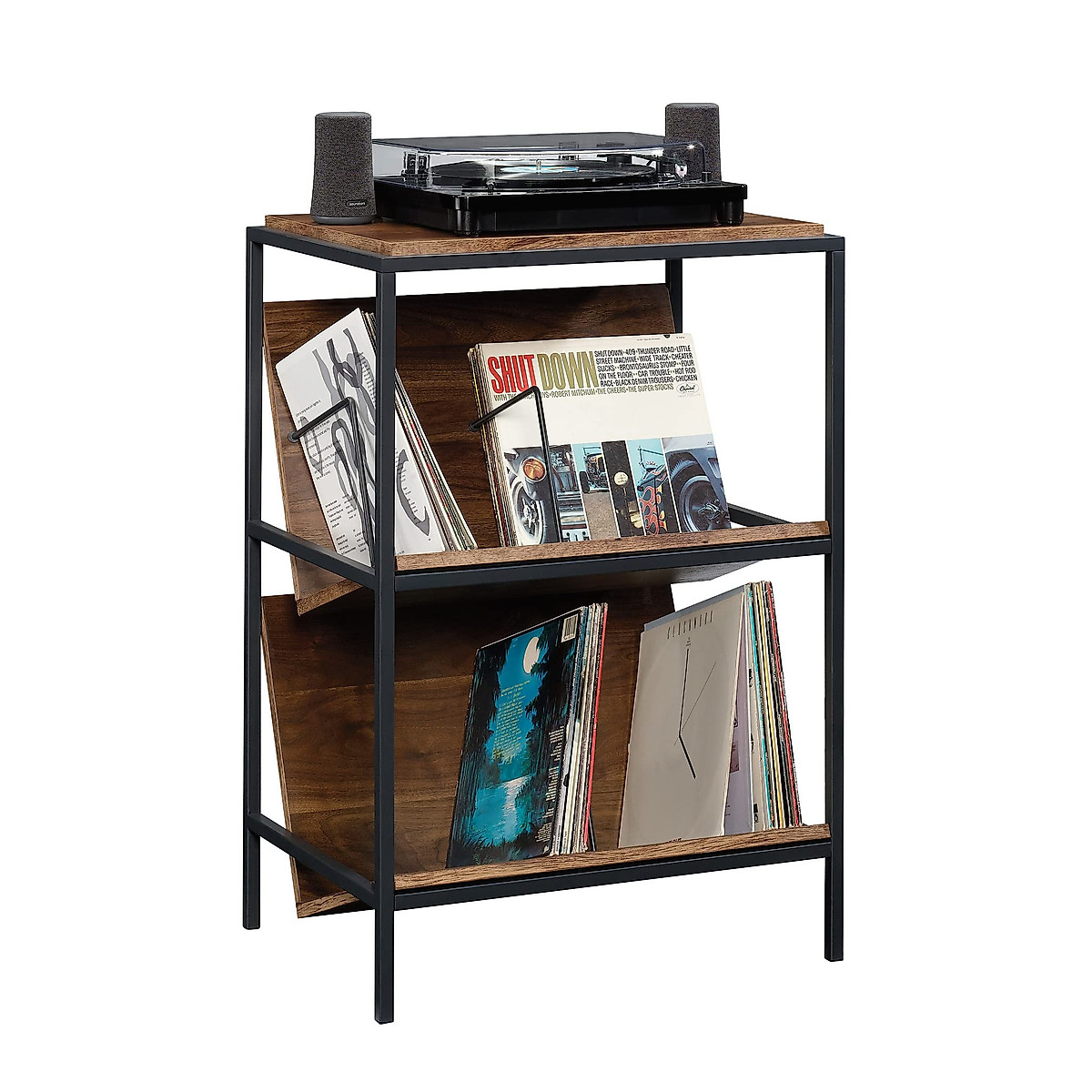 Sauder Nova Loft Accent Storage, Grand Walnut Finish