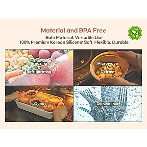 AGUARD MOMOBIN Microwave Silicone Steamer for Baby Food, Dishwasher & Oven Safe to 482°F, Easy Clean, Korea Made (Terracotta Rose, 27.1oz (800ml))