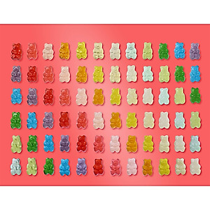 Albanese World's Best Family Share Pack, 12 Flavor Gummi Bears, 36 Oz Bags of Candy(Pack of 2)