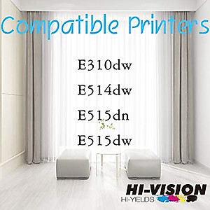 HI-Vision® 1 Pack Compatible PVTHG 593-BBKD Toner Cartridge Replacement for E310dw E514dw E515dw E515dn