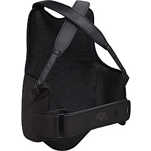 RDX Chest Guard for Boxing, MMA Training -ConvEX Skin Leather Body Protector for Muay Thai, Martial Arts, Sparring Rib Shield Armour for Kickboxing, Taekwondo & BJJ