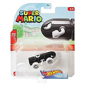 Hot Wheels Gaming Character Car Super Mario 2020 Series-Bullet Bill Vehicle(8/8)