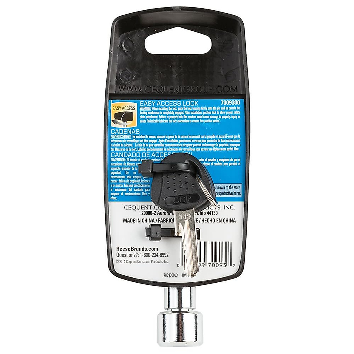 Reese Towpower 7009300 Easy Access Coupler Lock