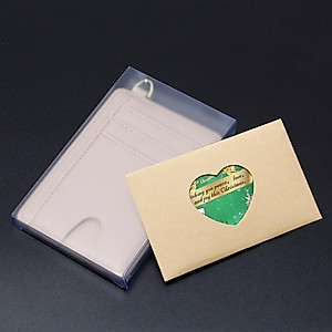 GEEAD Slim Minimalist Front Pocket RFID Blocking Card Holder Wallets for Men & Women