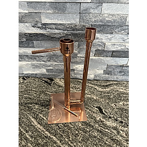 CoProof Copper Proofing Parrot Heads for Air Still Distilling 100% Lead Free,Brewing Beer, Moonshine, Tequila with Funnel and Hydrometer