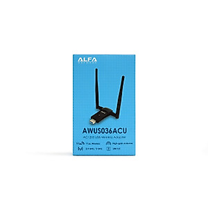 ALFA 802.11ac AC1200 MU-MIMO USB Adapter (AWUS036ACU)