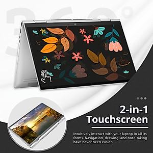HP Envy x360 2-in-1 15.6" FHD Touchscreen Laptop, Intel Core i7-1355U, 16GB RAM, 512GB SSD, Intel Iris Xe Graphics, Backlit Keyboard, 5MP IR Camera, Wi-Fi 6, Win 11 Home, Silver, 32GB Hotface USB Card