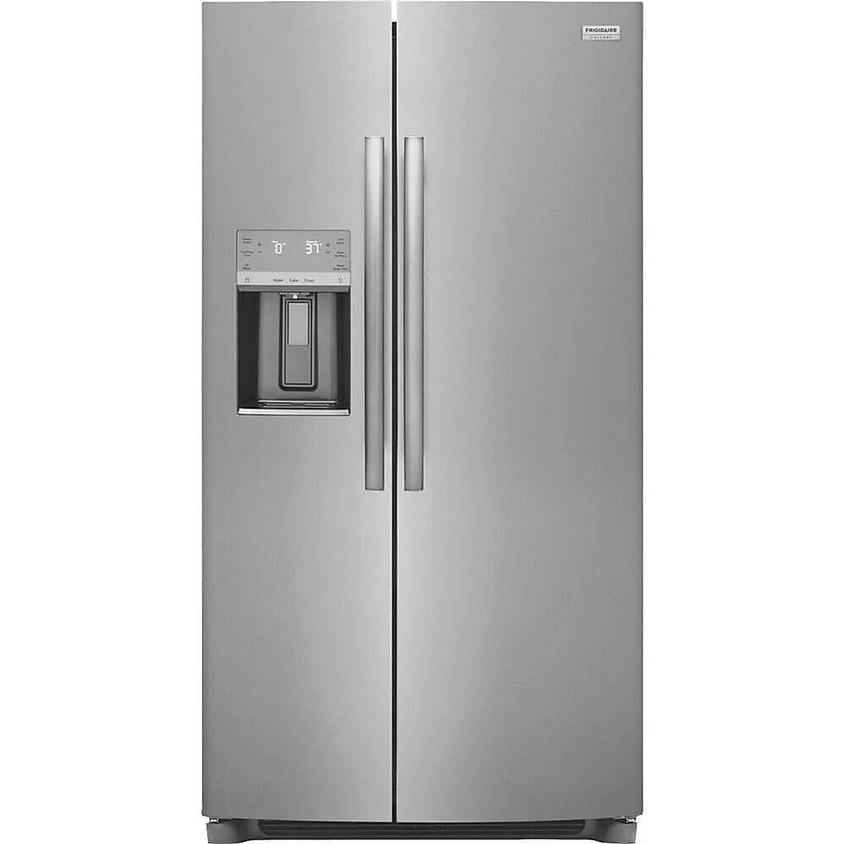 GRSC2352AF 36" Freestanding Counter Depth Side by Side Refrigerator with 22.2 cu. ft. Capacity, 3 Glass Shelves, Ice Maker, Automatic Defrost, in Stainless Steel