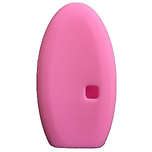 KAWIHEN Silicone Key Fob Cover Protector Compatible with Nissan 350Z 370Z Altima Armada GT-R Leaf Pathfinder Rogue Sentra Maxima Murano Versa CWTWB1U840 285E3-3SG0D(pink)