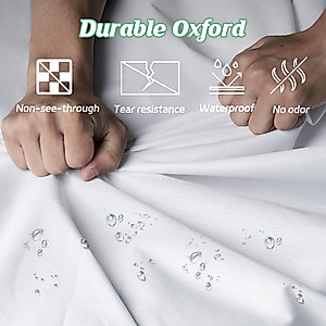 MISSLO Portable 70" Wedding Dress Garment Bag with Bride Tote Bag 8'' Gusseted Dress Bags for Gowns Long 4 Pockets Dress Cover for Women, White