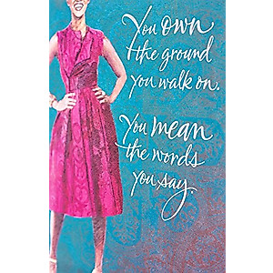 Hallmark Mahogany Birthday Card for Her (Woman), 5 x 7. 2 Inches (0299RZD2021)