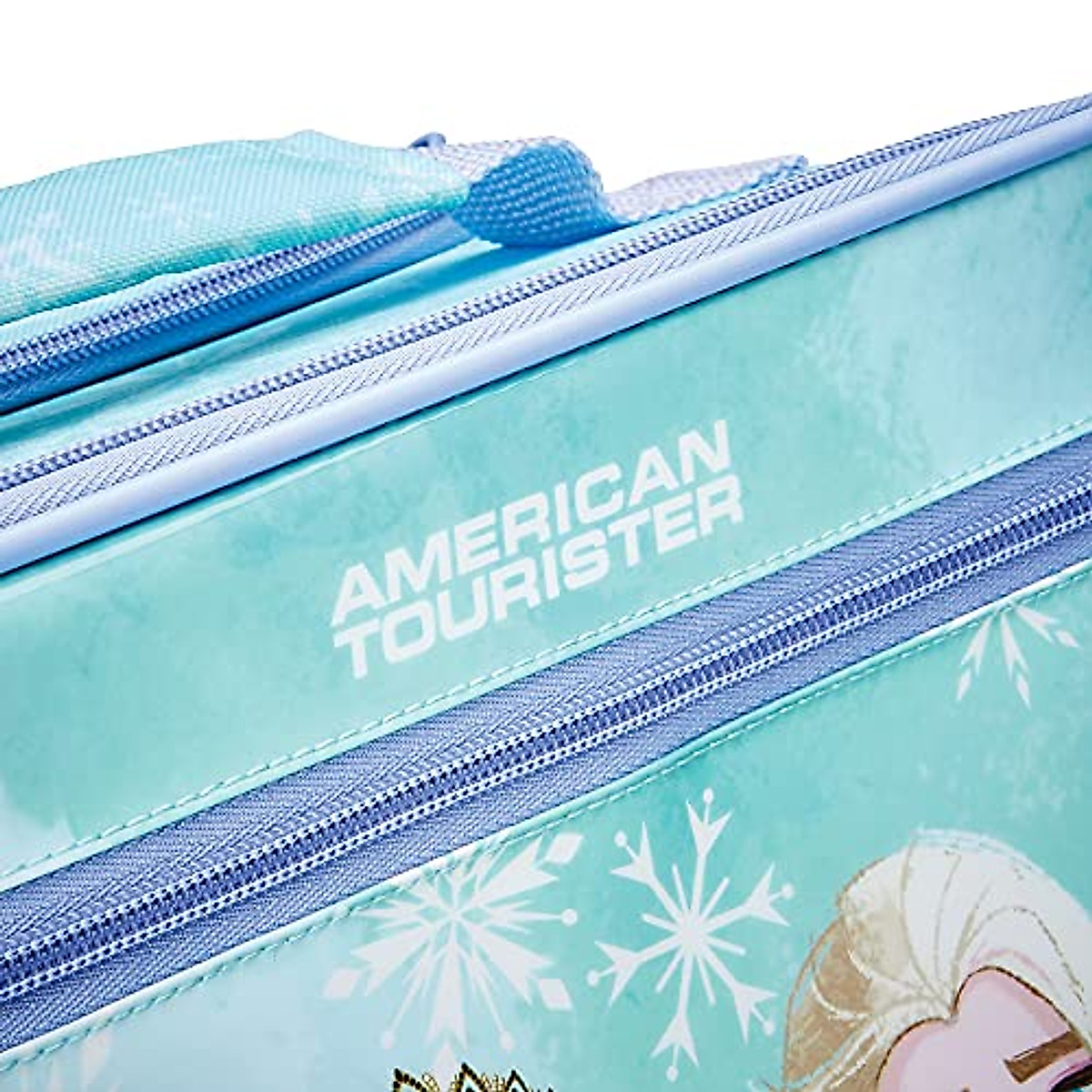 AMERICAN TOURISTER Kids' Disney Softside Upright Luggage, Telescoping Handles, Frozen, Carry-On 18-Inch