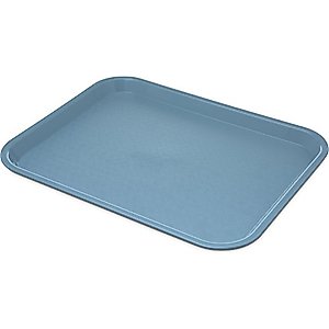 Carlisle FoodService Products CT101459 Café Standard Cafeteria / Fast Food Tray, 10" x 14", Slate Blue