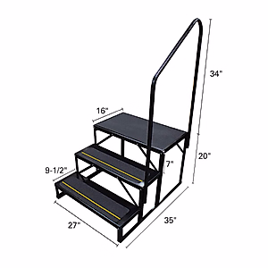 Quick Products QP-S5W2S Economy 5th Wheel Stair - 2-Step