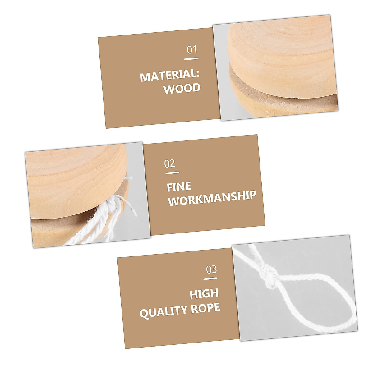 30 pcs Control Responsive Beginners Art Bearing Prizes Blank Xmas Boys and Favors Funny Children Birthday Stuffers Wood Wooden Craft Hand Party Bag Adults Unfinished