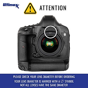 58MM Ultimaxx Professional Four Piece HD Macro Close-up Filter Kit (1, 2, 4, 10 Diopter Filters) for Canon EOS 90D, 80D, 77D, 70D, Rebel T7, T7i, T6i, T6, T6s, T5i, T5, T4i, T3i, T100, SL3, SL2, SL1