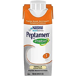 Peptamen with Prebio, Vanilla, 250 mL Cartons (Pack of 24)